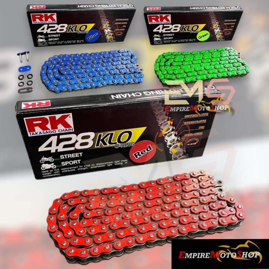Jual Rantai RK 428 - 130 L KLO RKChain Takasago O Ring | Shopee Indonesia
