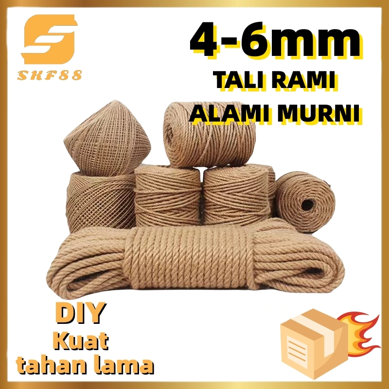 Jual Tali rami 4mm 6mm Tali goni / Garukan Kucing / kerajinan tangan ...