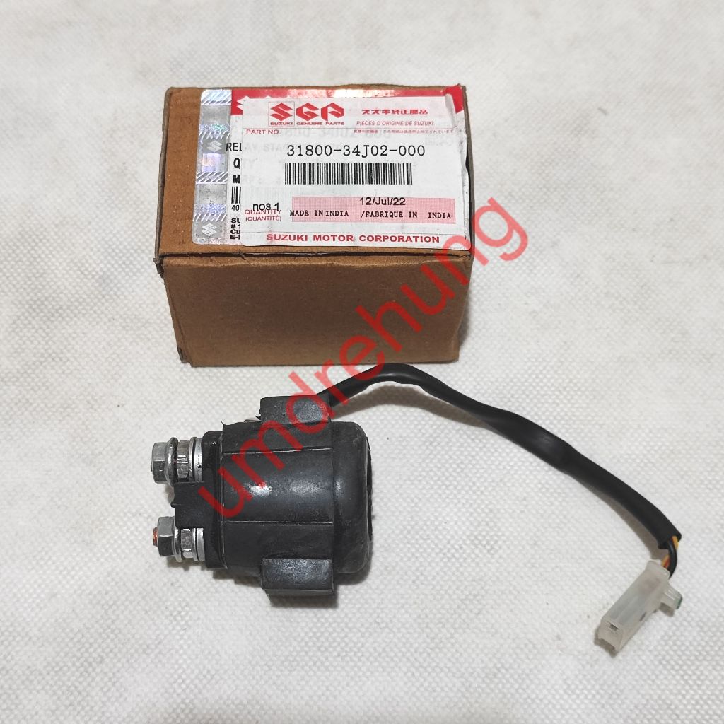 Jual Starter Starting Relay Bendik Vstrom 250 SX Gixxer SF 250 SGP ORI ...