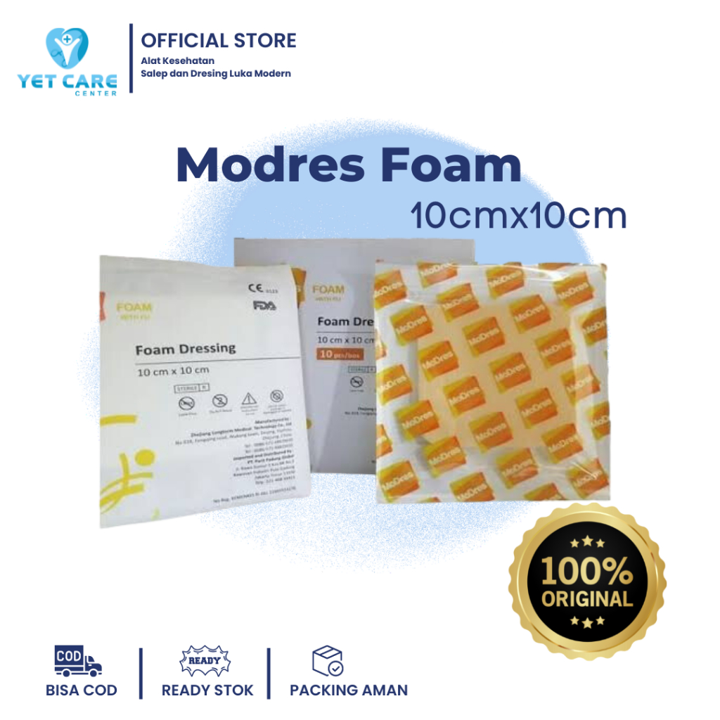 Jual Modres Dressing Foam with PU 10 X 10 cm (harga 1 pcs ) | Shopee ...