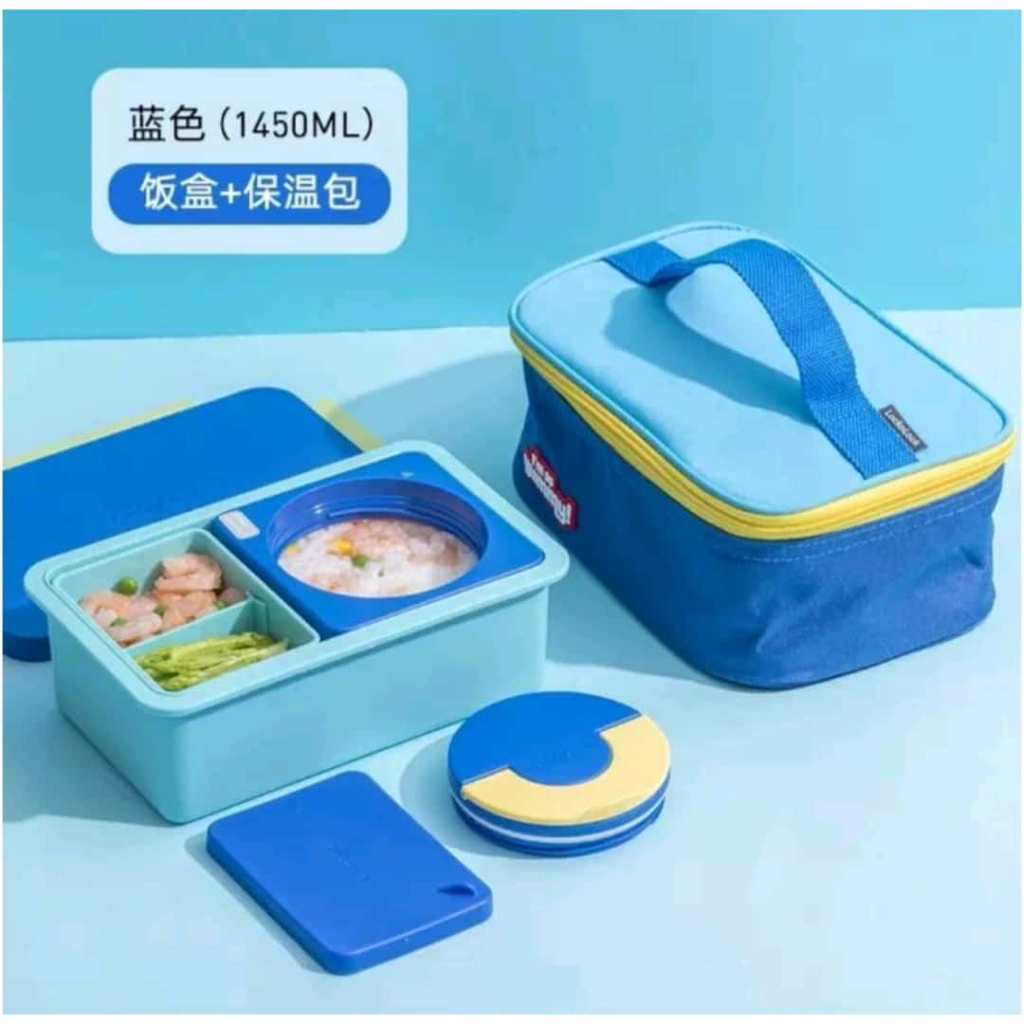 Jual LOCKNLOCK BENTO BOX , LUNCHBOX SET (Free Stiker + LunchBag ...