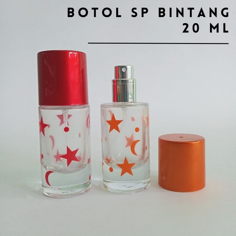 Jual BOTOL PARFUM BINTANG SPREY 20ML - Botol Parfum Kosong Bintang 20ml ...