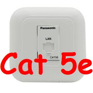 Jual Socket Lan / outlet data cat 5e dan cat 6 panasonic | Shopee Indonesia