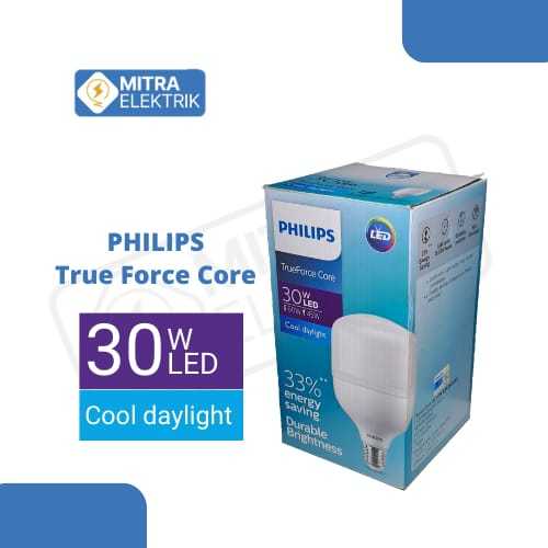 Jual Philips LED Trueforce 30W TForce Core 6500K Cool Day Light Putih ...