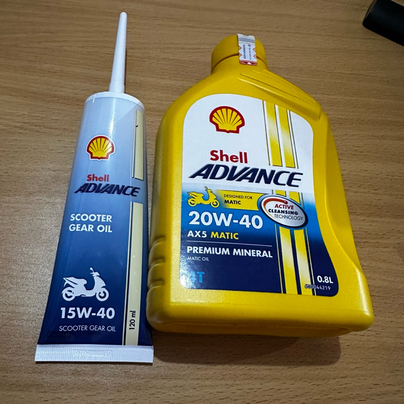Jual OLI SHELL ADVANCE AX5 20w40 0,8L metik ori | Shopee Indonesia