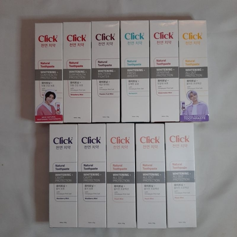 Jual CLICK Natural Toothpaste Odol Pasta Gigi | Shopee Indonesia
