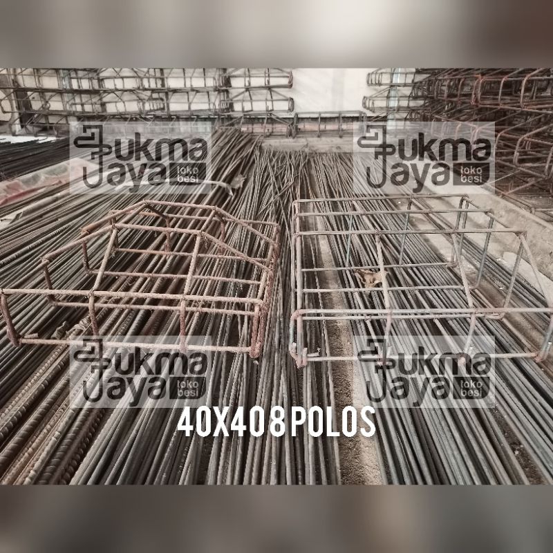 Jual pondasi besi beton cakar ayam 40x40 8 polos sni | Shopee Indonesia