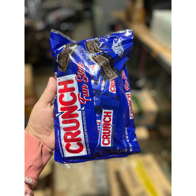 Jual PROMO CRUNCH FUN SIZE PACK CRISPY CHOCOLATE BAR 283GR | Shopee ...