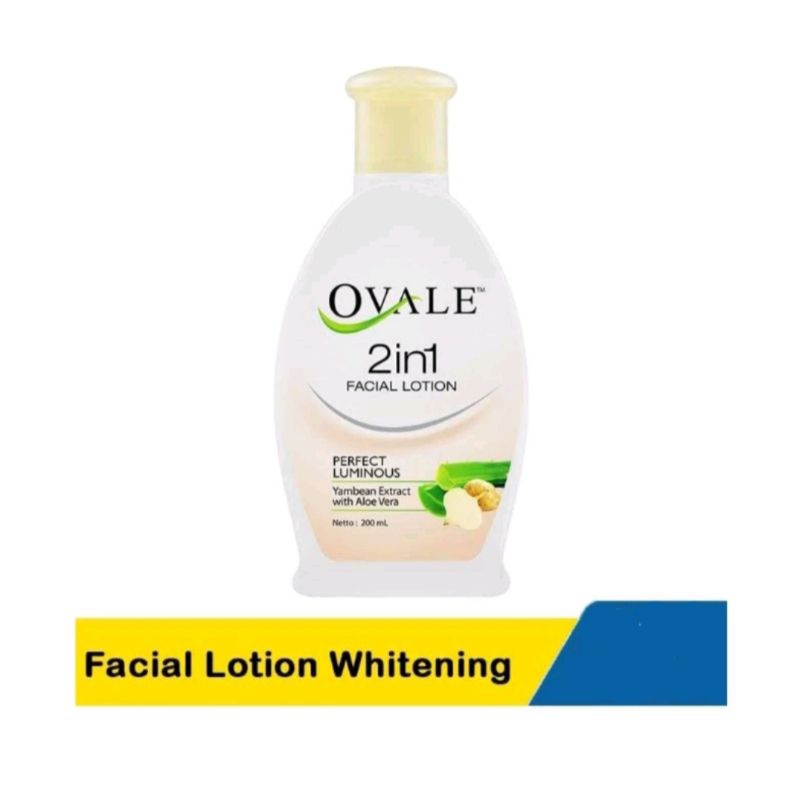 Jual Ovale 2in1 Facial Lotion Perfect Luminous Yambean Extract with ...