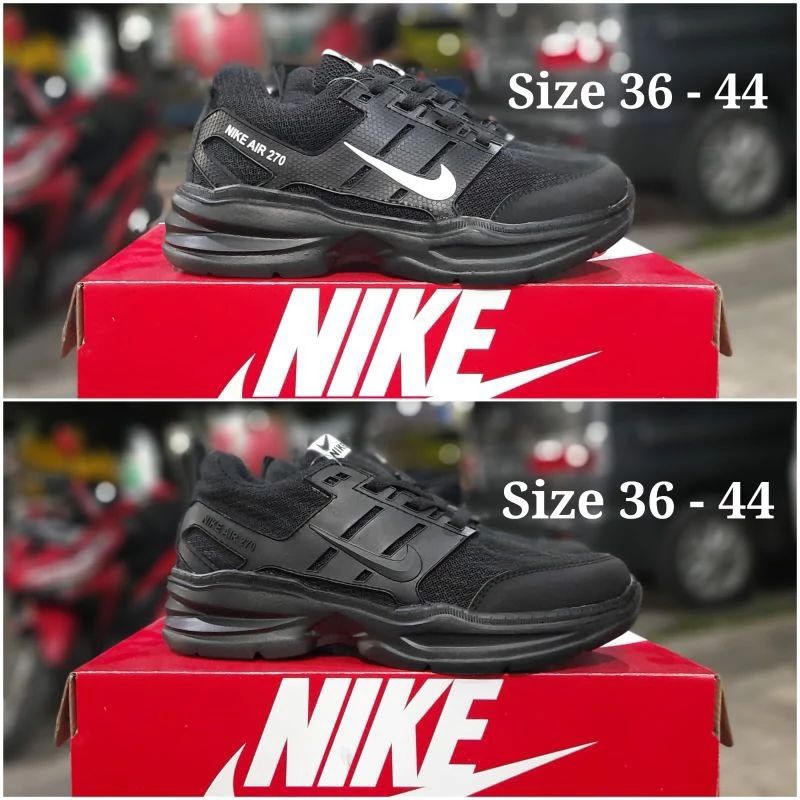 Jual Sepatu Hitam Polos Pria dan Wanita/ Sepatu Kerja Hitam Polos Black ...