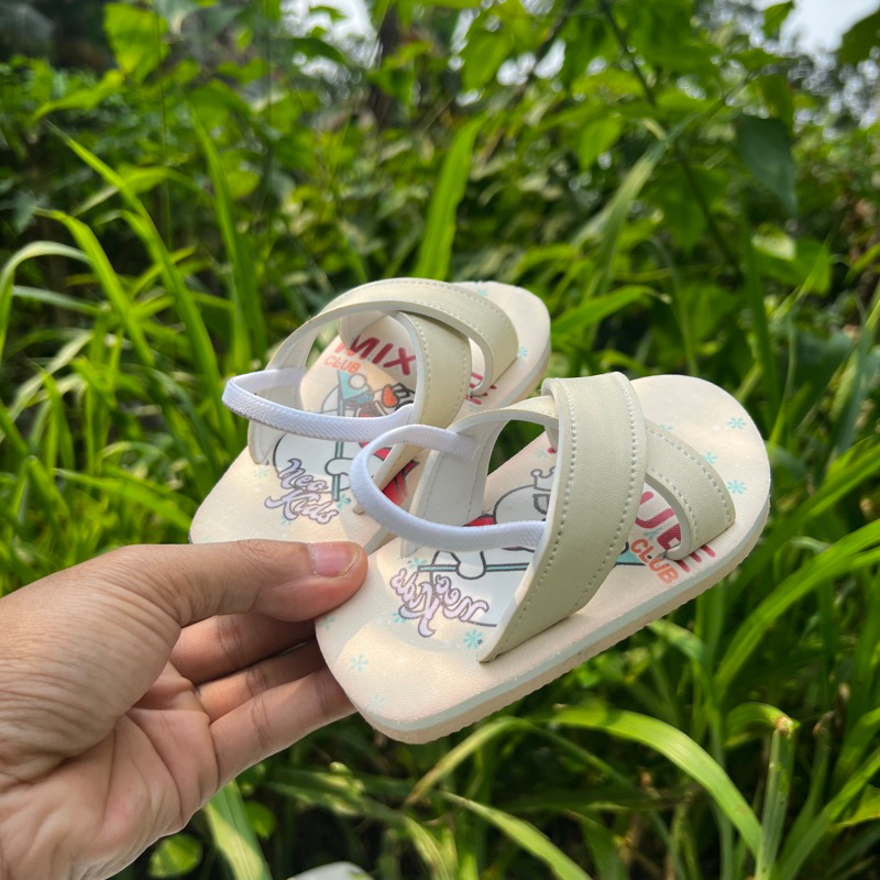 Jual Sandal Sepatu Anak bayi balita Unisex karakter Mixue sandal anak ...