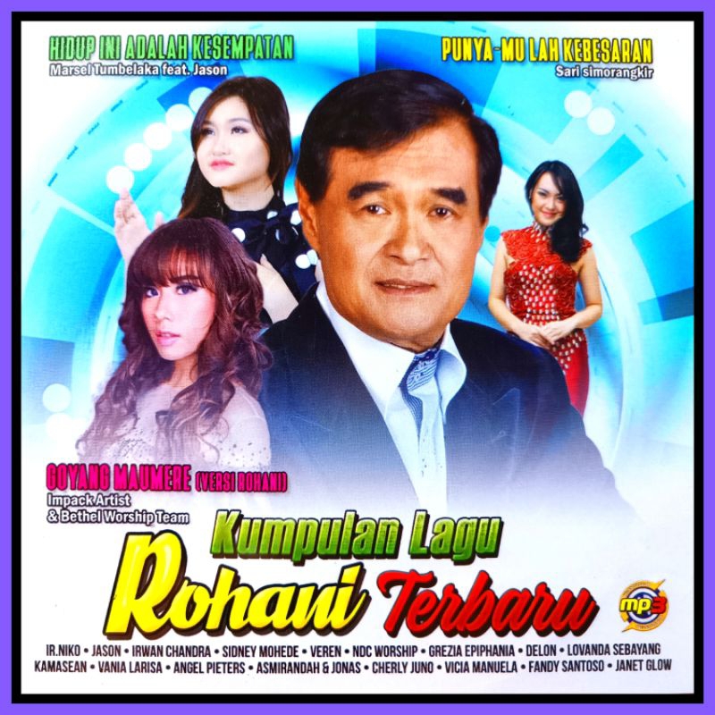 Jual KASET MP3 MUSIK KUMPULAN LAGU POP ROHANI PILIHAN ALBUM TERBARU ...