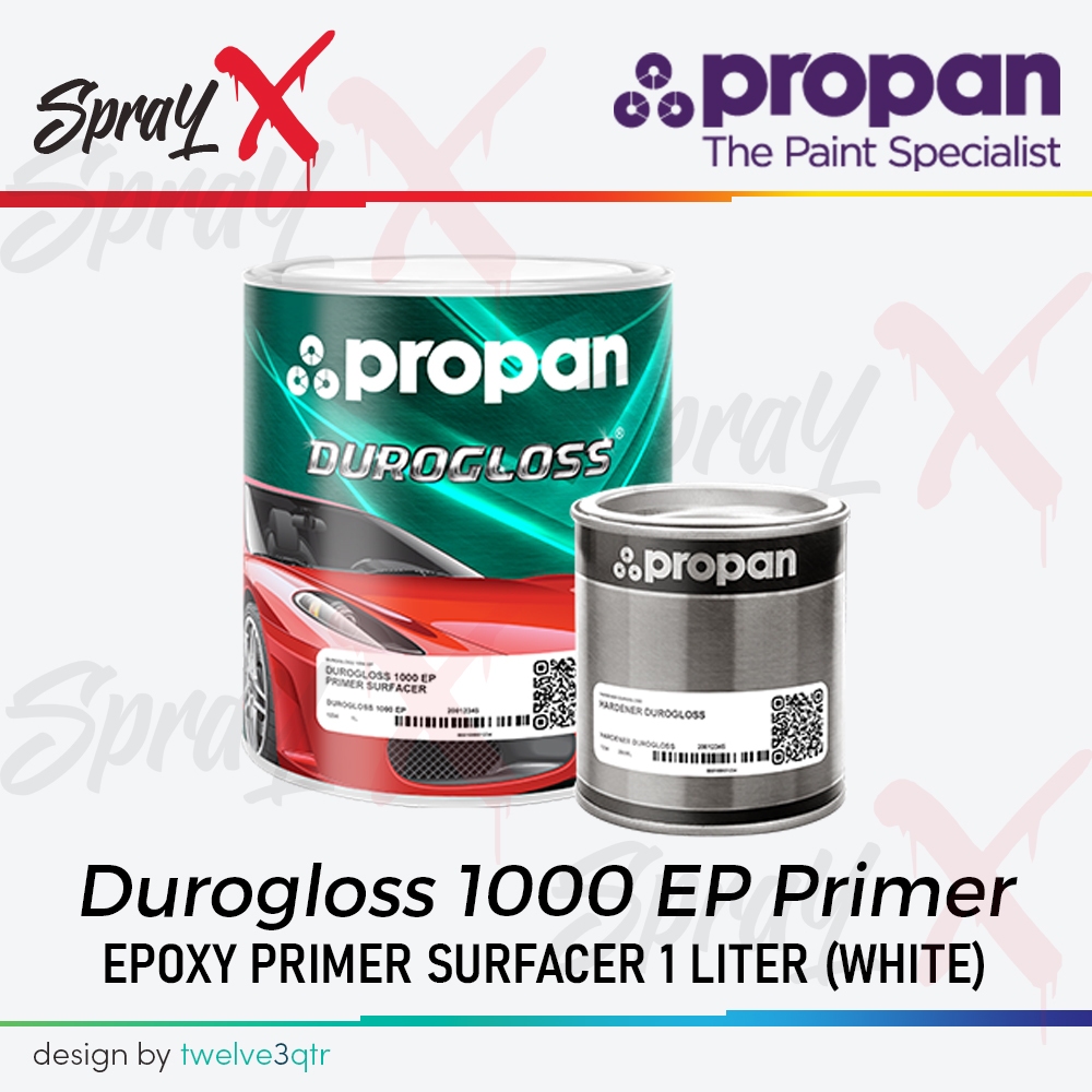 Jual PROPAN DUROGLOSS EP PRIMER SURFACER 1000 WHITE 1 LITER (PUTIH ...