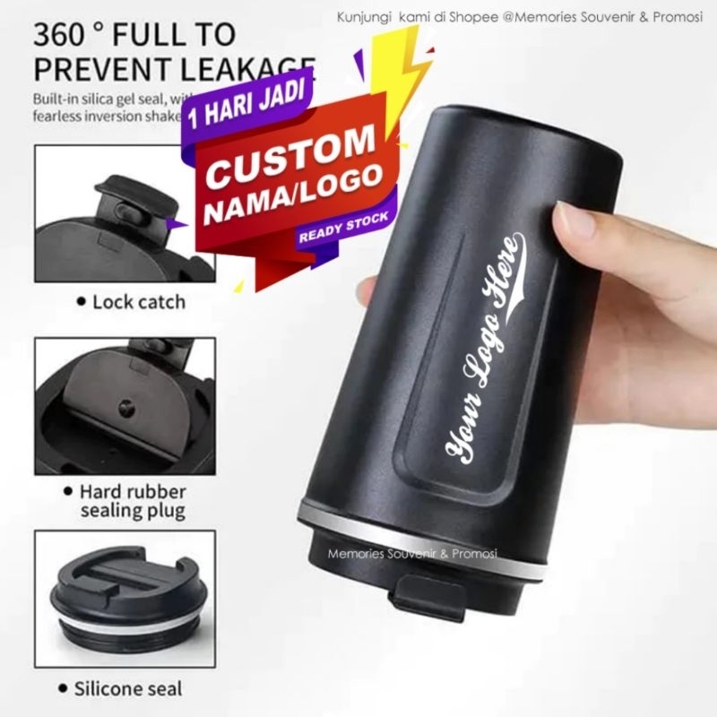 Jual Gelas Coffee Stainlees + GRATIS CUSTOM NAMA | TUMBLER FREE CETAK ...