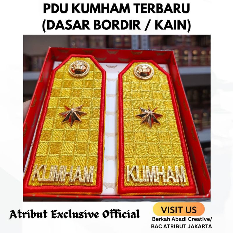 Jual atribut eksklusif official - pangkat PDU KUMHAM terbaru golongan ...