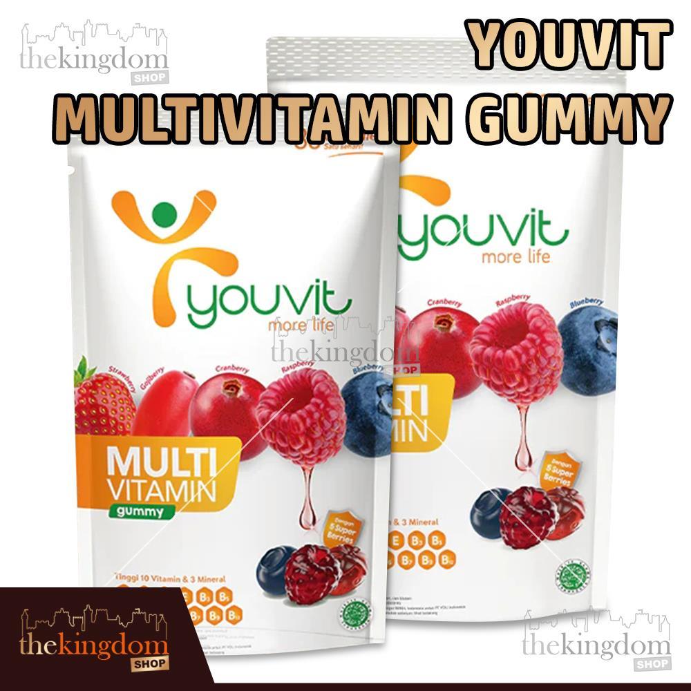 Jual Youvit Multivitamin Gummy Adult Vitamin Dewasa Superberries Imun Tubuh | Shopee Indonesia