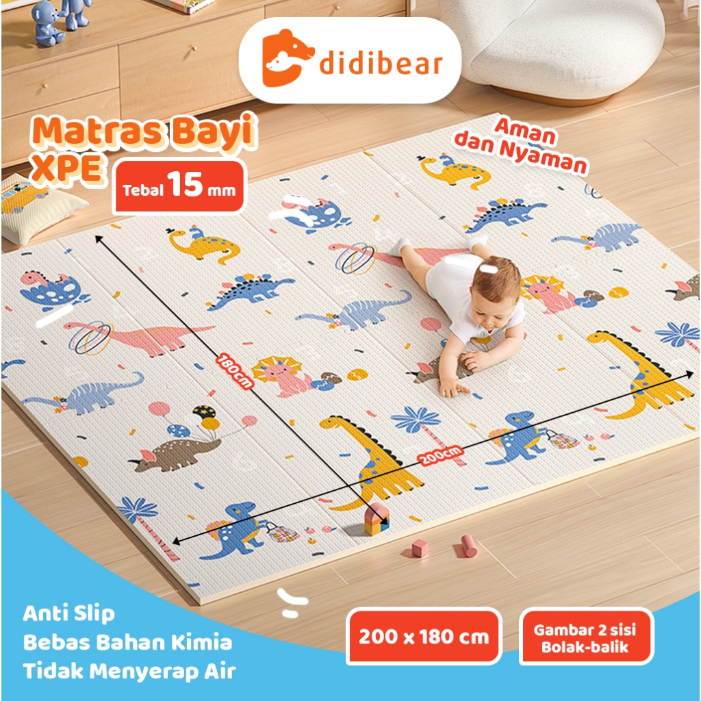 Jual Didibear Playmat Bayi 200180x1cm Karpet Lipat Anak /Karpet Lantai ...