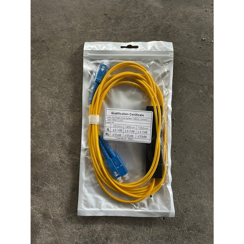 Jual Passive splitter / pasif spliter 1:2 fiber optic - Minimodular ...