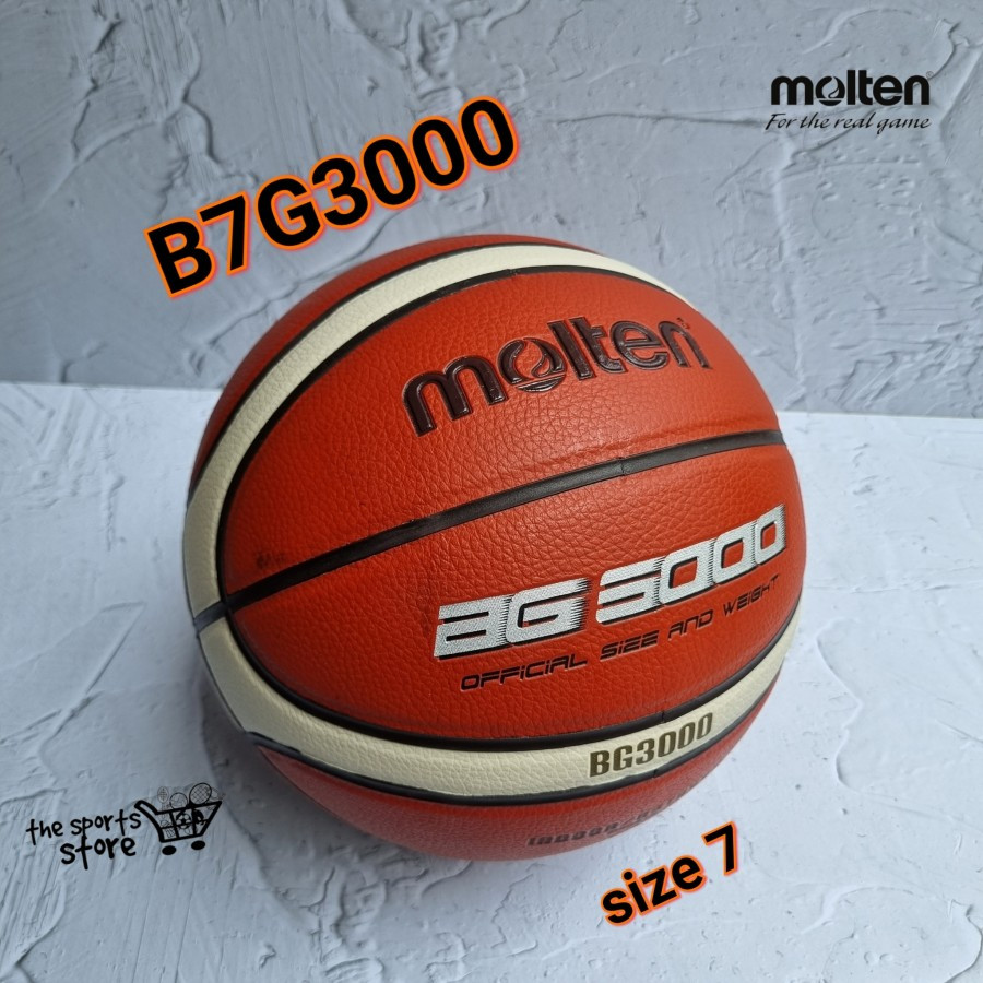 Jual Bola Basket Molten B7G3000 - Size 7 Basketball - PERBASI | Shopee ...
