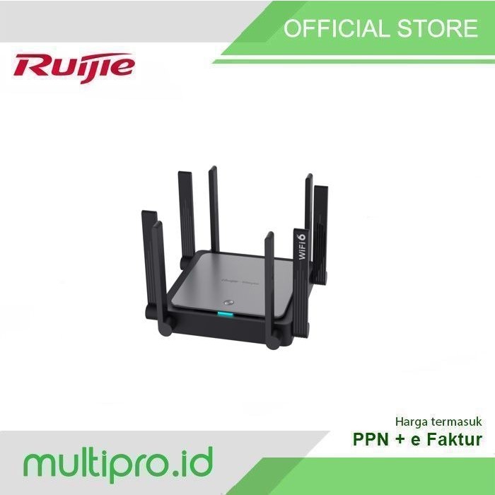 Jual Ruijie RG-EW3200GX PRO 3200M Wi-Fi 6 Dual-band Gigabit Router ...