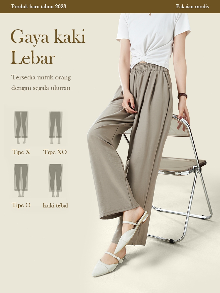 Jual Kulot Lipit Premium / Kulot Lipit Pinggang Tinggi / Celana Wanita ...