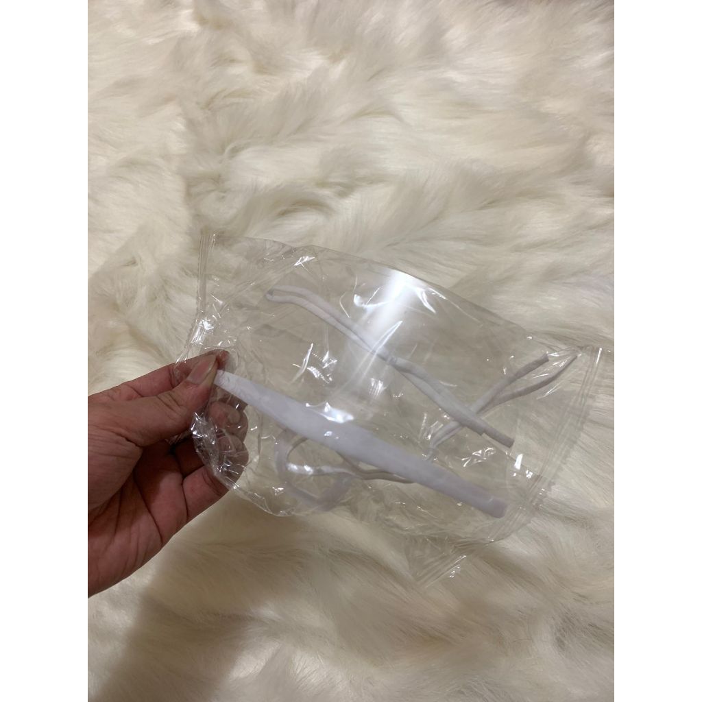 Jual Masker Transparan Plastik Penutup Mulut Restoran MUA Pabrik SPA ...