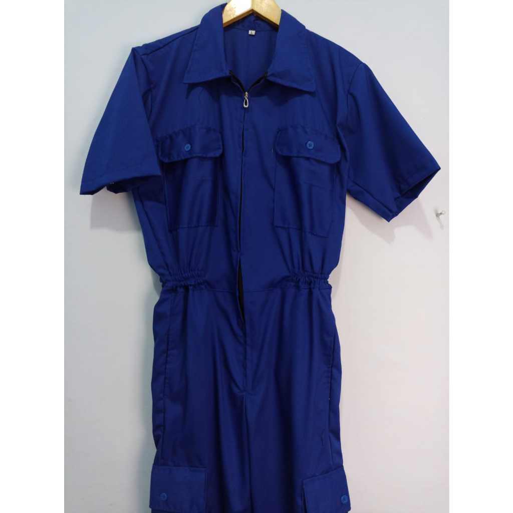 Jual Nagata Drill Wearpack Lengan Pendek Baju Otomotif Baju Kerja Bahan ...