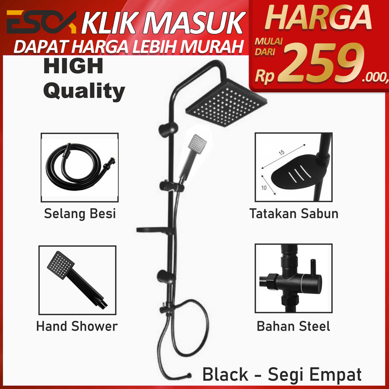 Jual Shower mandi satu SET - Shower Silver - Shower Full Set - Shower ...