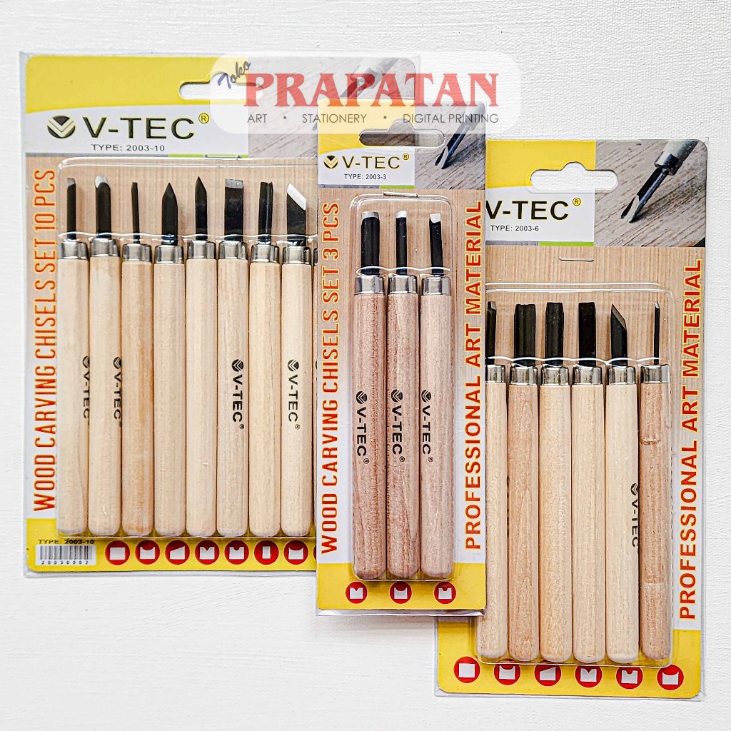 Jual V-TEC Wood Carving Tool Set | Pisau Ukir | Shopee Indonesia