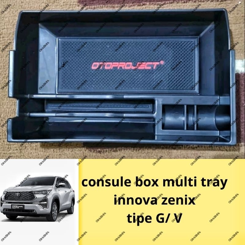 Jual center consule box multi tray Innova Zenix 2022 2023 Hitam ...