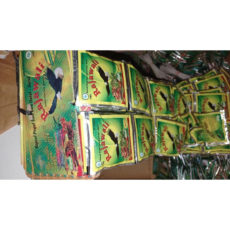 Jual jamu Rajawali original kapsul rajawali cap hologram jempol ...