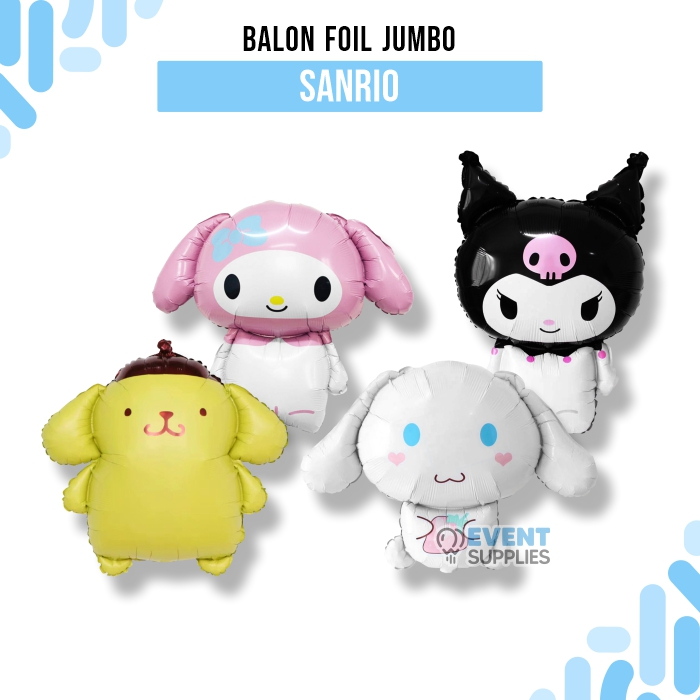 Jual Balon Foil Jumbo Sanrio / Balon Sanrio Kartun Anime / Cinnamoral ...