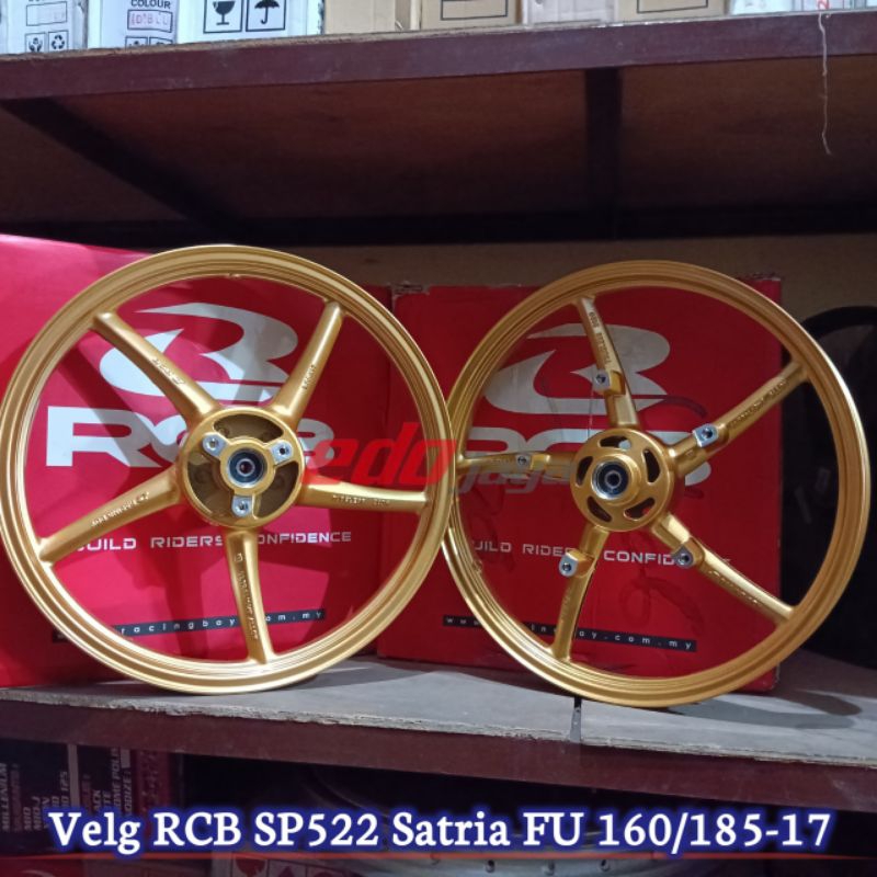 Jual Velg Velk Pelek RCB SP 522 Satria FU Gold Palang 5 Ring 17 X 160/ ...