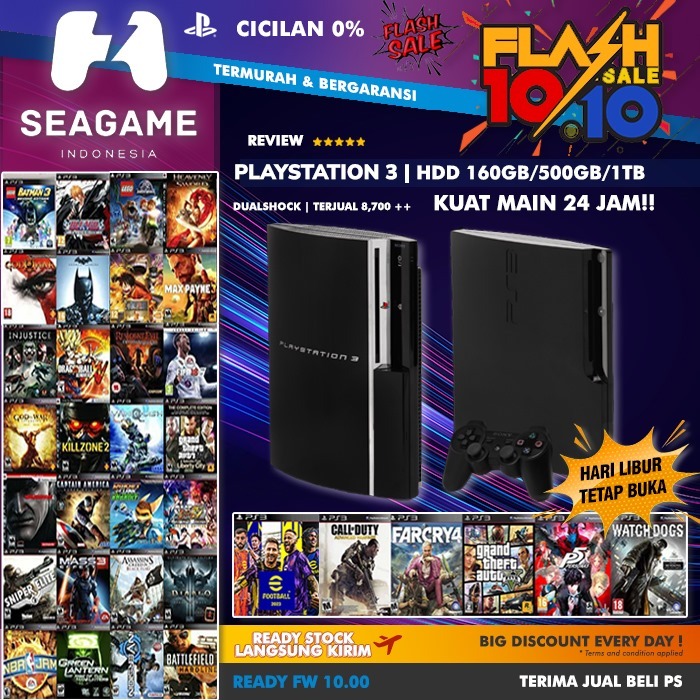 Jual ps3 slim / Super slim 500GB 1TB | Shopee Indonesia Jual ps3 slim / Super slim 500GB 1TB | Shopee Indonesia