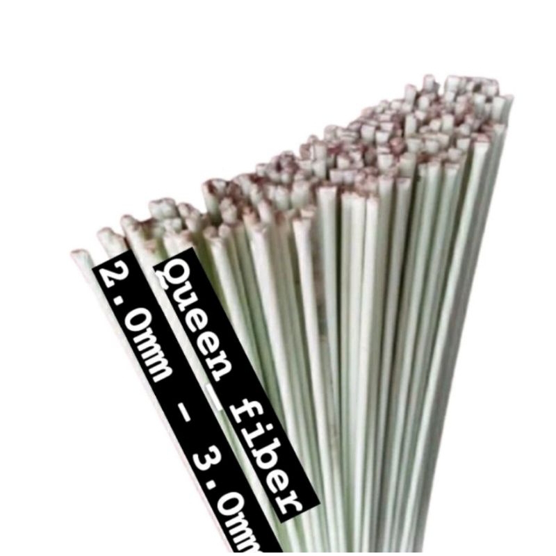 Jual Jeruji fiber putih susu panjang 1 meter - 2meter per batang 0.5mm ...