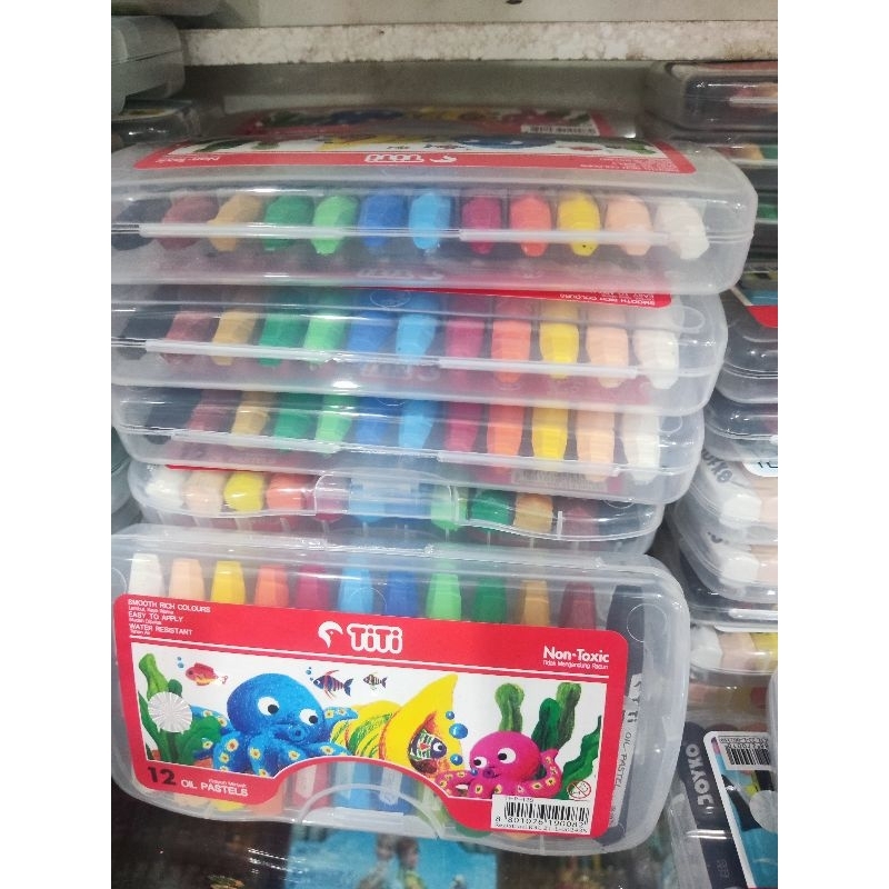 Jual Crayon 12 warna TITI | Shopee Indonesia