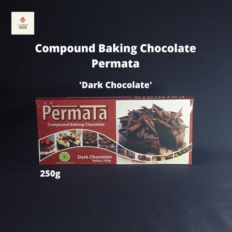 Jual Coklat Bantang Permata/compound baking chocolate 250g | Shopee ...