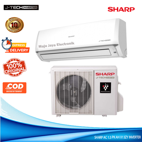 Jual AC SPLIT SHARP AH X13ZY 1.5 PK J-TECH INVERTER 1.5 PK ( UNIT ONLY ) | Shopee Indonesia