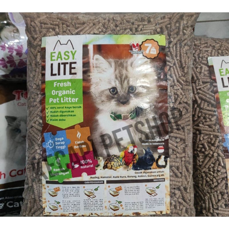 Jual Easy Lite : Wod Pellet - Pelet Kayu - Cat Litter (Pengganti Pasir ...
