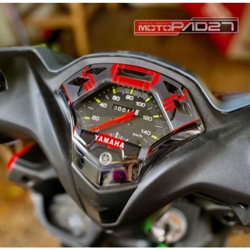 Jual Stiker antigores spidometer mio gear 125 sticker resin timbul ...