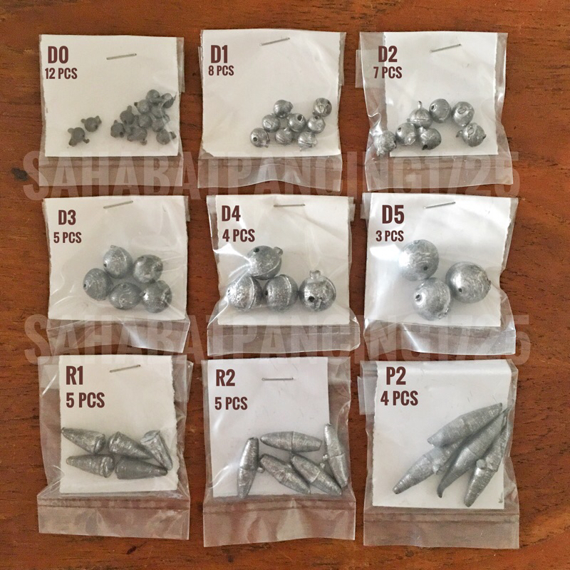 Jual Bandul Pancing Timah Pemberat Pancing | Shopee Indonesia