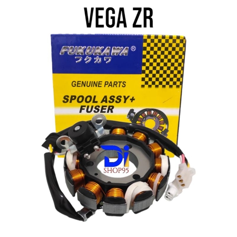 Jual SPULL ASSY FUKUKAWA VEGA ZR NEW 2010 SPOOL KOMPLIT YAMAHA SPUL PLUS PULSER SPOL STATOR ASSY ...