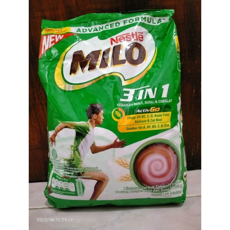 Jual Milo 3 in 1 kemasan 990 gram | Shopee Indonesia