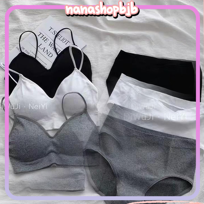 Jual Bra Sport Set Pakaian Dalam Wanita ( BH dan Celana Dalam ...