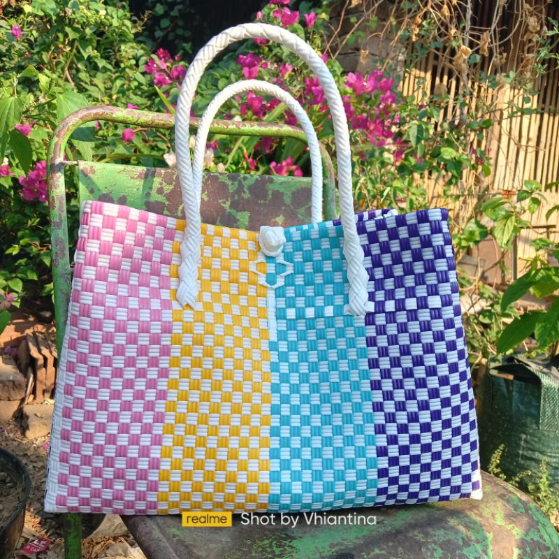 Jual TAS ANYAMAN PLASTIK JALI JUMBO PETI/TAS JALI PREMIUM BIG SIZE/TAS ...