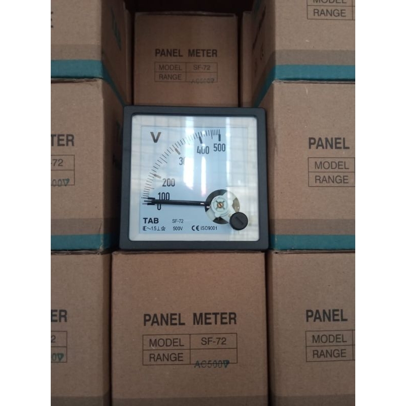 Jual Voltmeter AC Analog 72x72 TAB Volt Meter - Kualitas Terjamin ...