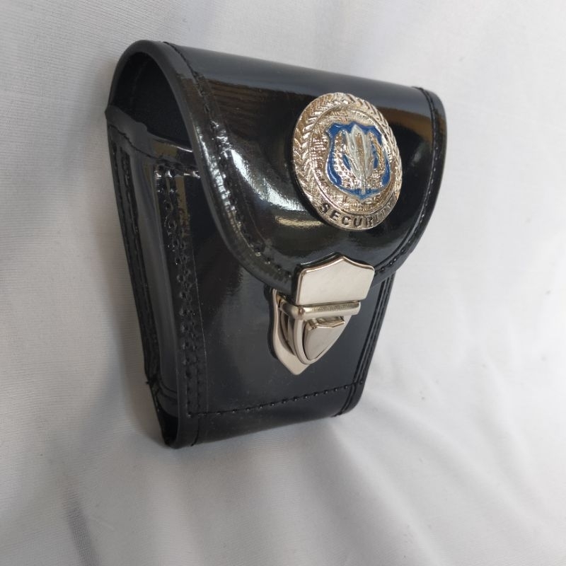 Jual dompet borgol/sarung tempat borgol pinggang security satpam logo ...