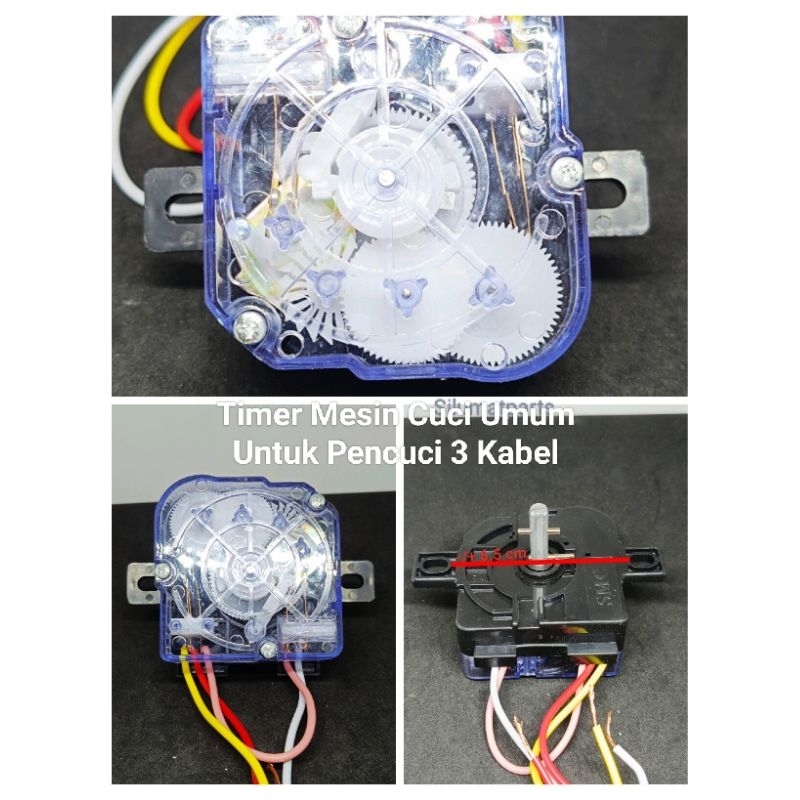 Jual Timer mesin cuci 3 kabel universal multi / TIMER 3 KABEL MESIN ...