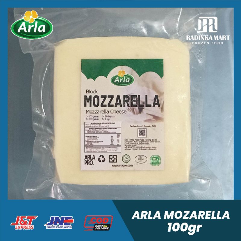 Jual Arla Mozarella Cheese 100gr - Keju Mozzarella Arla exp terbaru ...