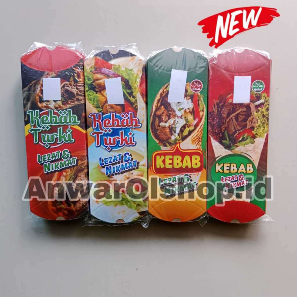 Jual Dus Kebab Isi 100 Pcs / Box Kebab / Kemasan Kebab / Wadah Kebab ...